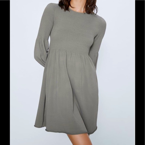 Zara | Dresses | Zara Elastic Trim Mini Dress | Poshmark